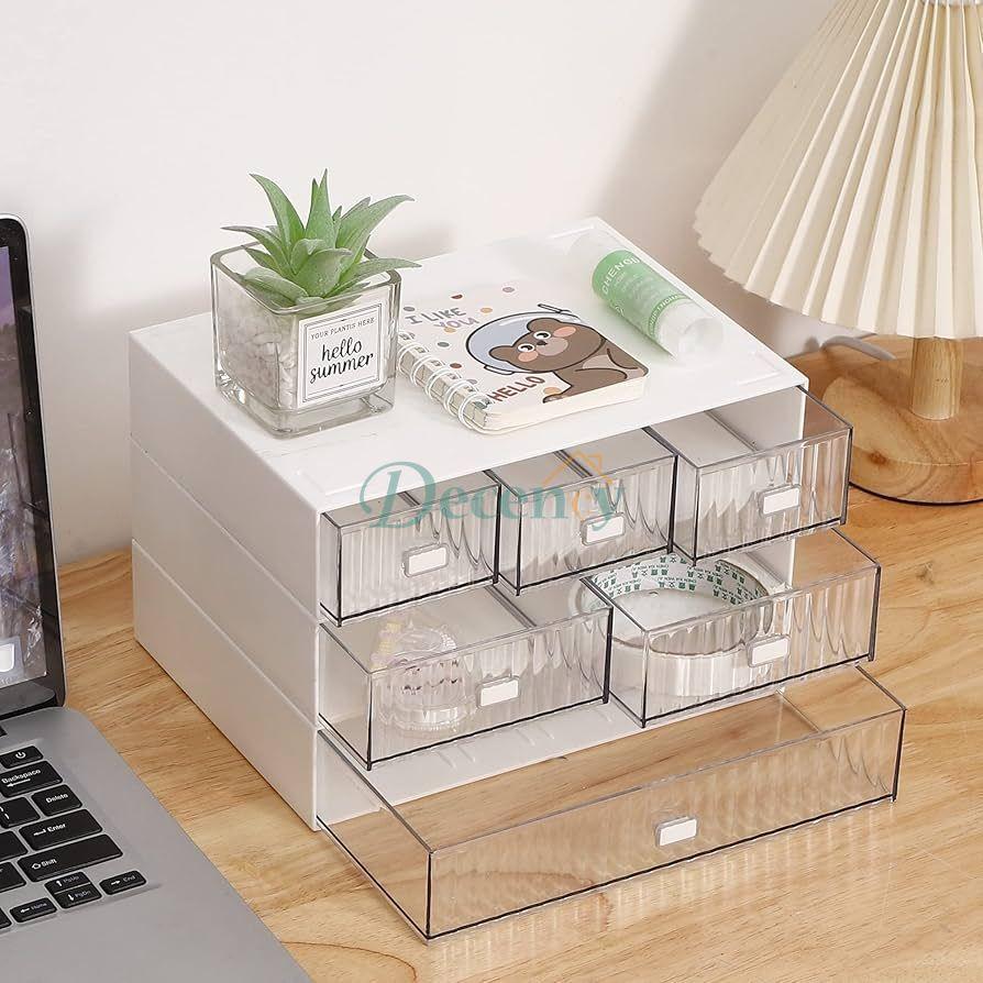 Stackable 6 Drawers Desk Organizer – Decency