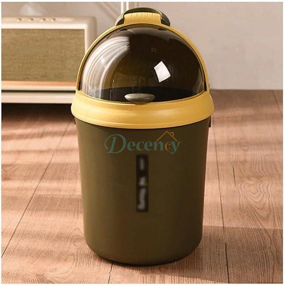 Fancy dustbin with acrylic cover – Decency