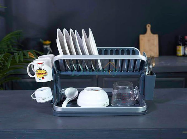 Binca 2 Tier Foldable Dish Rack – Decency