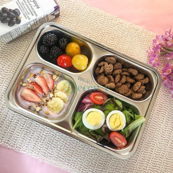 Stainless Steel Lunch Box With Locking Lid – Decency