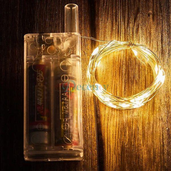 Copper Wire Battery Box Garland Led Wedding Decoration – Decency