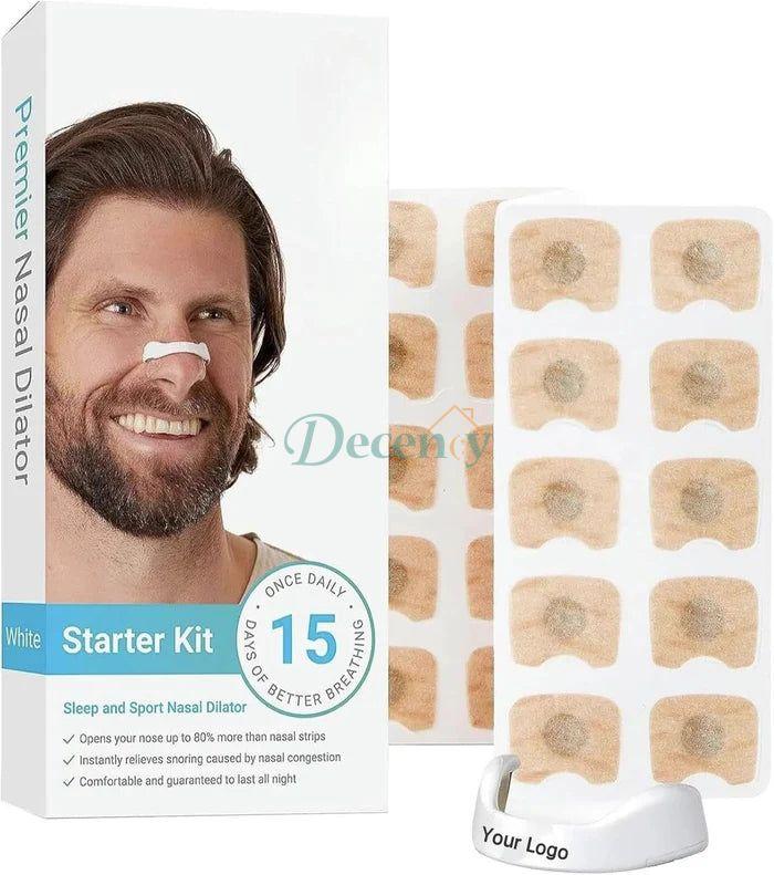 Nasal Breathing Dilator Anti-Snoring Strips Kit – Decency